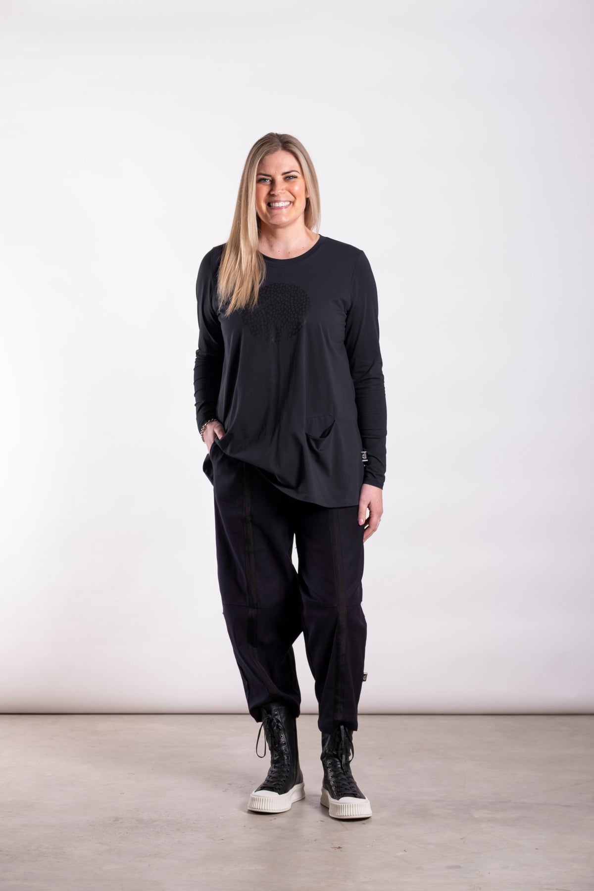 Pocket Drift Top Navy – Jellicoe